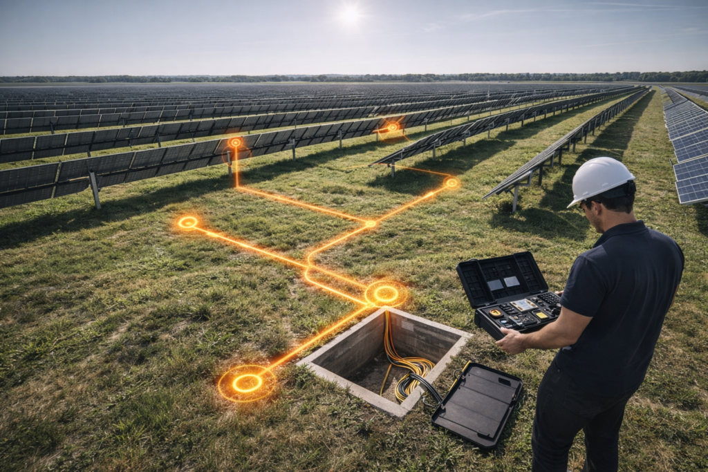 Solar Farm Fiber Installation: Route & Splice Plan | REIG